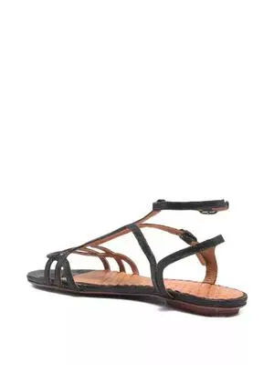 Chie Mihara Yael Strappy Sandals - Black