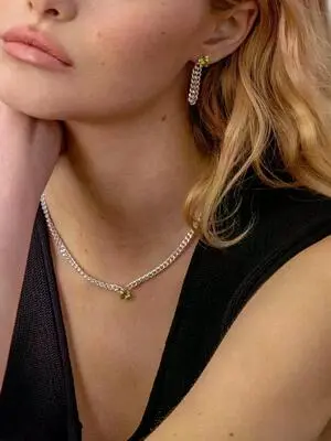NORMA JEWELLERY Peridot Trillion Necklace