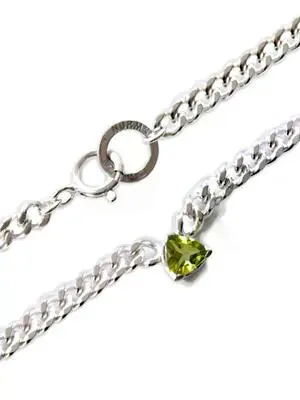 NORMA JEWELLERY Peridot Trillion Necklace