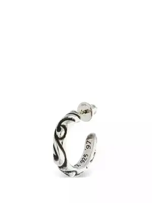 Chrome Hearts Scroll Hoop Earring