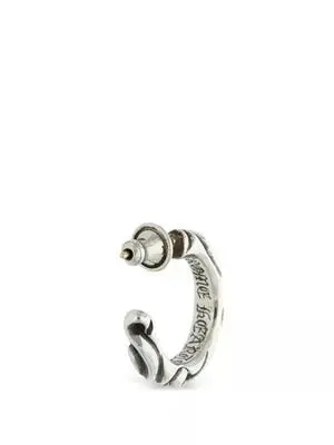 Chrome Hearts Scroll Hoop Earring