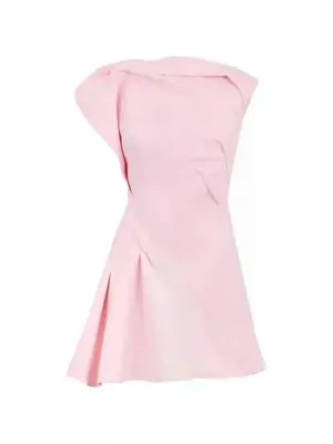 Acler Borras Draped Mini Dress - Pink