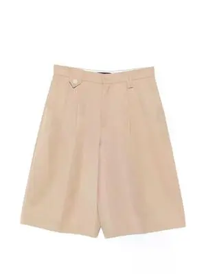 Simone Rocha Faux Pearl Detail Shorts - Neutrals