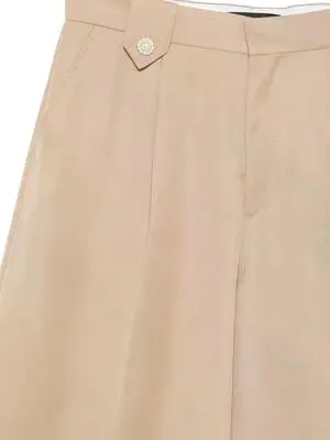 Simone Rocha Faux Pearl Detail Shorts - Neutrals