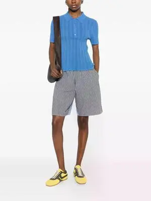 Eric Bompard Ribbed Polo Shirt