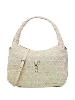 V°73 Braided Handle Logo Shoulder Bag