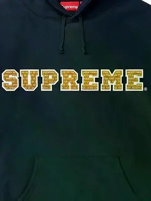 Supreme Logo-lettering Hoodie