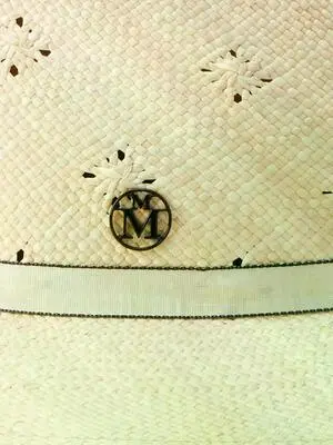 MAISON MICHEL Zango Perforated Fedora Hat