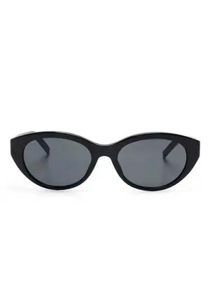 Saint Laurent Oval-frame Sunglasses - Black