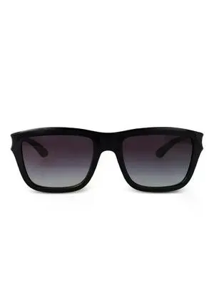 DIESEL Perforated Square-frame Sunglasses - Black