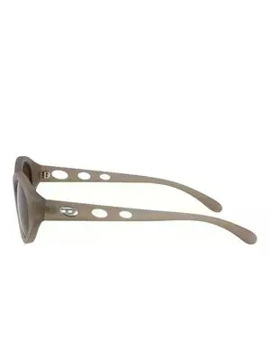 DIESEL Oval Frame Sunglasses