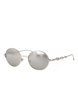 DIESEL Round-frame Metal Sunglasses
