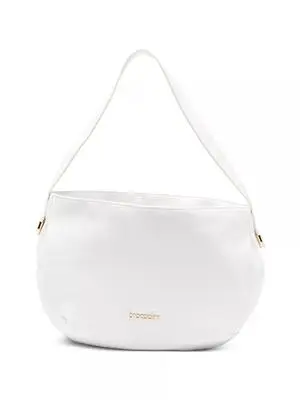 BRACCIALINI Ariel Leather Shoulder Bag - White