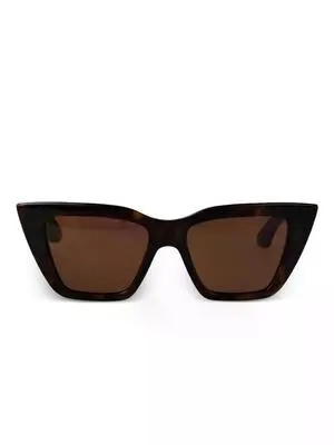 Alexander McQueen Cat-eye Acetate Sunglasses - Brown