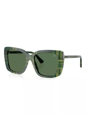 Burberry Check-pattern Square Sunglasses