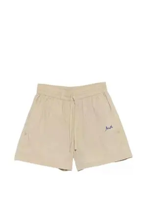 P.a.r.o.s.h Logo-detail Shorts - Neutrals