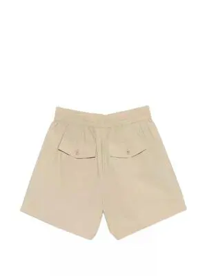 P.a.r.o.s.h Logo-detail Shorts - Neutrals