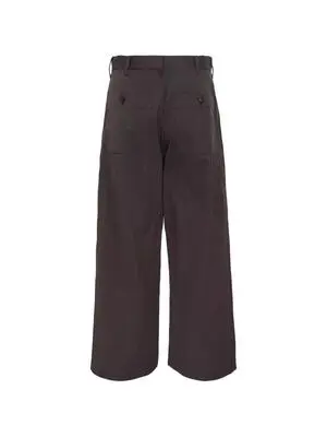 Comme Des Garçons Wide-leg Trousers - Brown