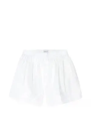 Sunspel Elasticated-waistband Boxers - White