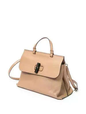 Gucci Bamboo Daily Top Handle Bag - Neutrals
