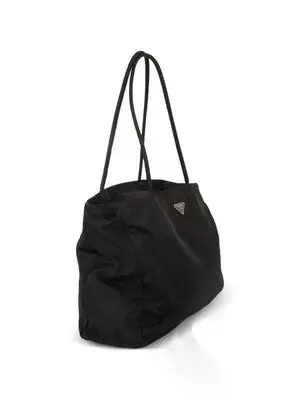 Prada 2000s Logo Tote Bag