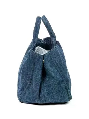 Prada Canapa Denim Tote