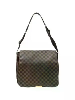 LOUIS VUITTON 2007 Bastille Chequered-pattern Flap Bag
