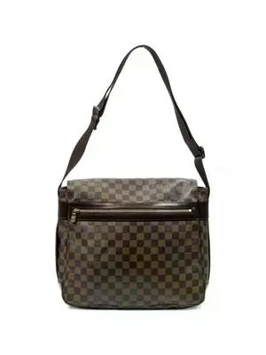 LOUIS VUITTON 2007 Bastille Chequered-pattern Flap Bag