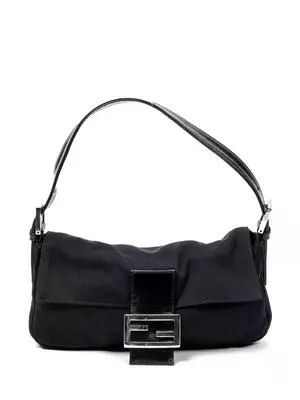 Fendi Baguette Shoulder Bag - Black