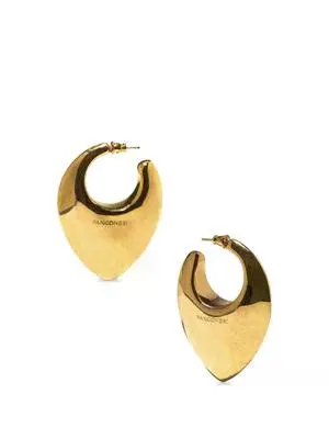 PANCONESI Spada Logo-engraved Hoop Earrings