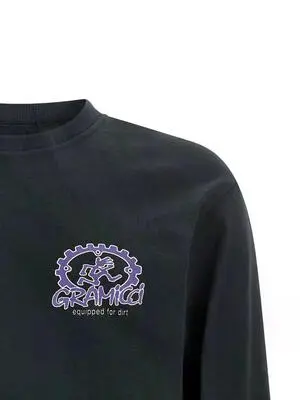 Gramicci Logo-print Long-sleeve T-shirt - Black