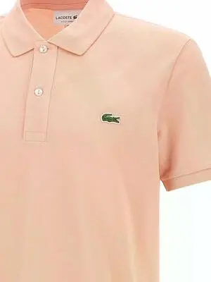 Lacoste Ribbed Logo Patch Polo Shirt