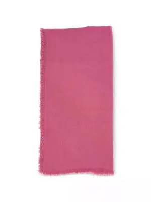 Max Mara Jacquard Fringed-trim Scarf - Pink