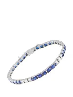 LB EXCLUSIVE Diamond And Sapphire Bracelet - Silver
