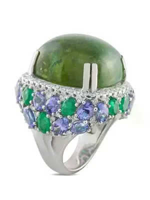 LB EXCLUSIVE 18k White Gold Multi-stone Ring