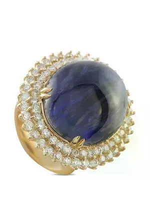 LB EXCLUSIVE Diamond Iolite Ring