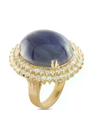 LB EXCLUSIVE Diamond Iolite Ring