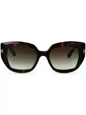 TOM FORD Square-frame Sunglasses - Brown