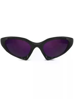 Balenciaga Oversize-frame Sunglasses - Black