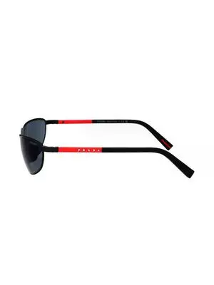 Prada Linea Rossa Oval-frame Sunglasses