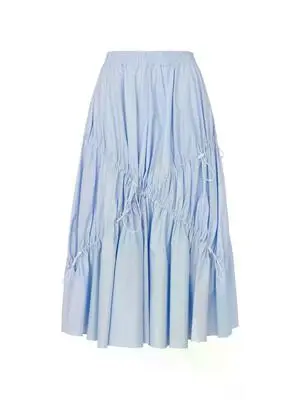 Moschino Gathered Tie Skirt - Black