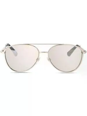 Burberry Round-frame Sunglasses - Silver