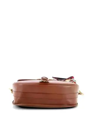 Dior Bobby Flap Leather Large Crossbody Bag - Brown