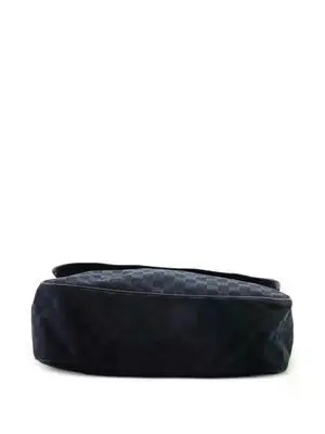 Gucci Web Strap Flap Messenger Gg Canvas Medium
