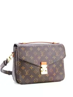 LOUIS VUITTON Pochette Metis Monogram Canvas Crossbody Bag - Brown
