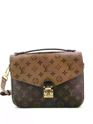 LOUIS VUITTON Pochette Metis Reverse Monogram Canvas Crossbody Bag - Brown