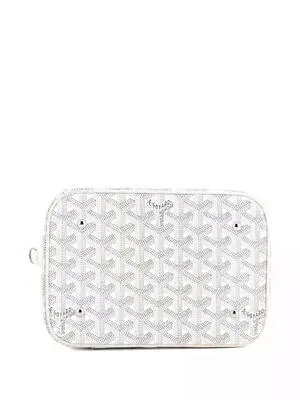Goyard Muse Vanity Case Coated Canvas Pouch - White