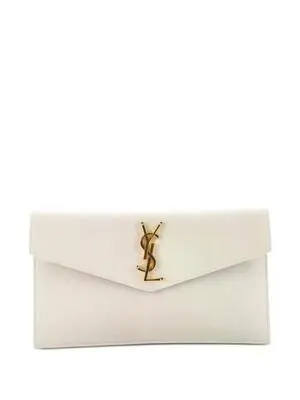 Saint Laurent Uptown Pouch Leather Clutch Bag