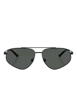 Emporio Armani Geometric-frame Sunglasses - Black