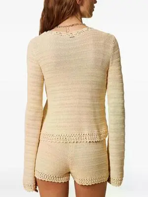 TWINSET V-neck Knitted Blouse